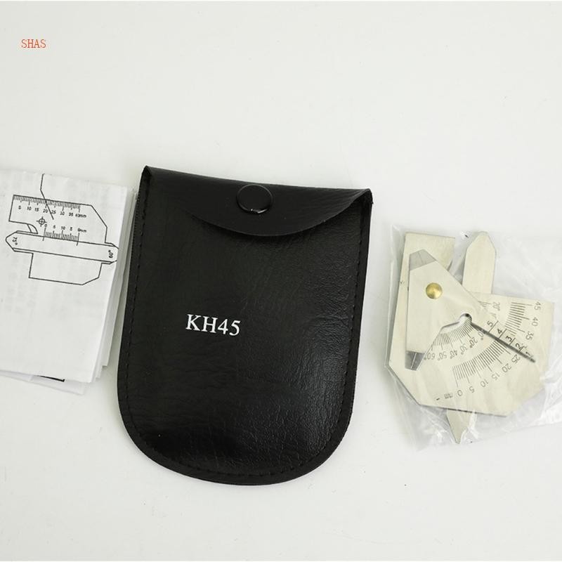 Shas Stainless Inspection Ruler Weld Guage 0-75mm Weld Seam Gauge Weld ...