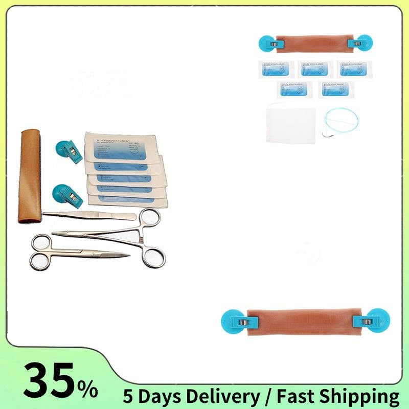 Suture Practice Kit Silicone Human Skin Suture Training Model Surgery ...