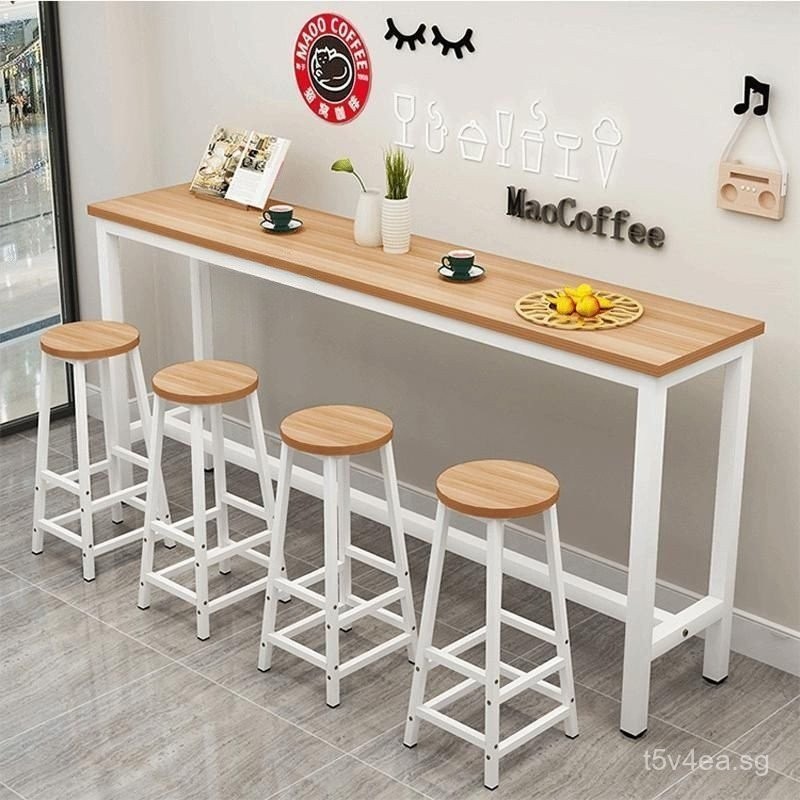 Milk Tea Shop High Bar Table Breakfast Table Bar Bar Counter Wall Bar ...
