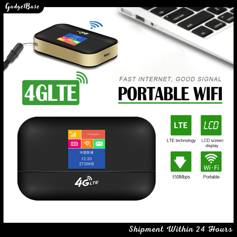 4G LTE Pocket Wifi Portable Mifi LT600 LCD Siap Mod Modem Modified ...