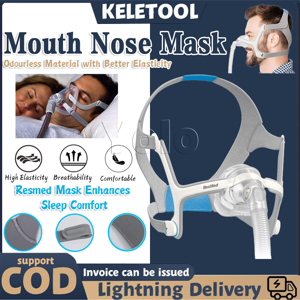 Sleep Breathing Nasal Mask Airfit f20 Nasal Mask CPAP Mask Headgear ...