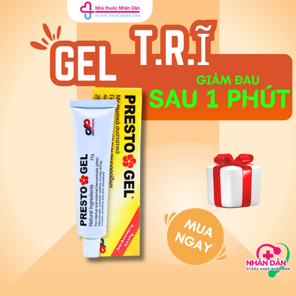 Presto Gel - Hemorrhoidal Gel, Reduces Tension, Burning Pain ...