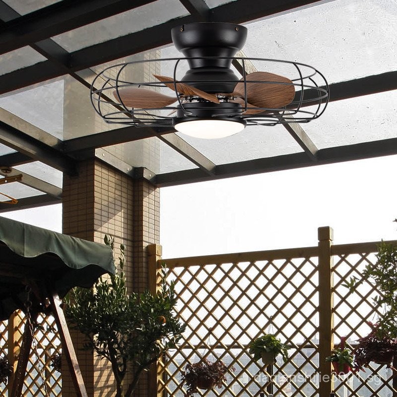Outdoor Herringbone Pavilion Aluminum Leaf Waterproof Ceiling Fan ...