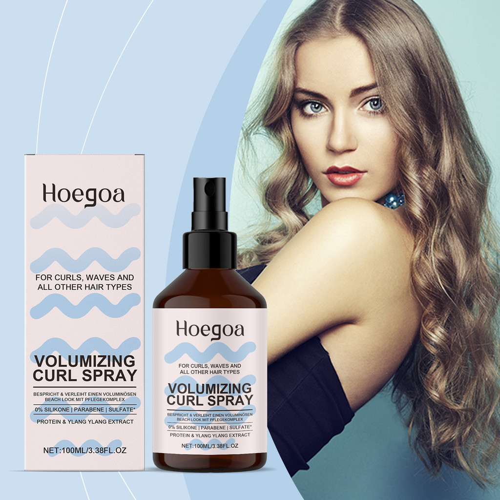 Curl-Defining Hair Spray with Nourishing Care – Lightweight Hold for ...