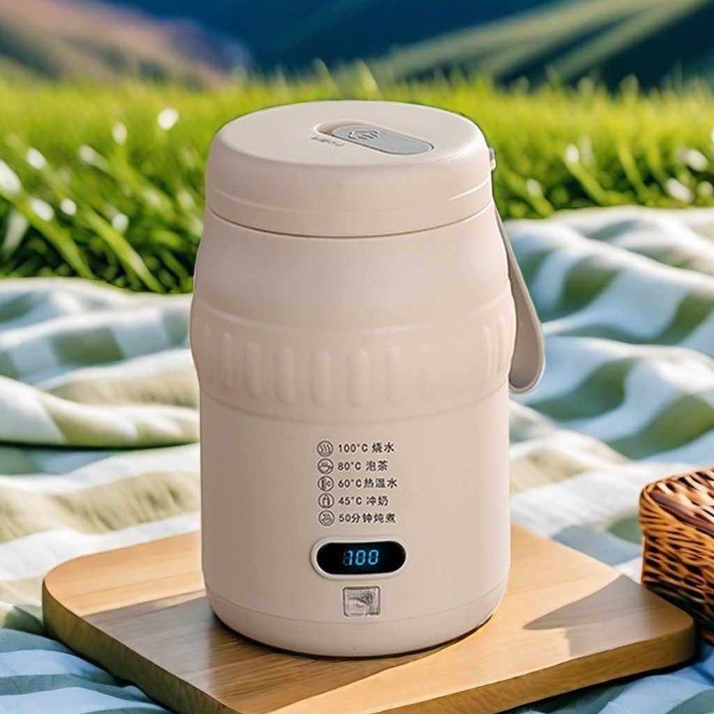 Travel Car Kettle Water Boiling Cup Portable Kettle Small Thermal Flask ...