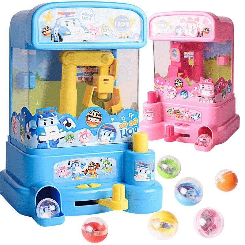 P POLI Grab Ball Machine Claw Machine Voice Interactive Educational ...