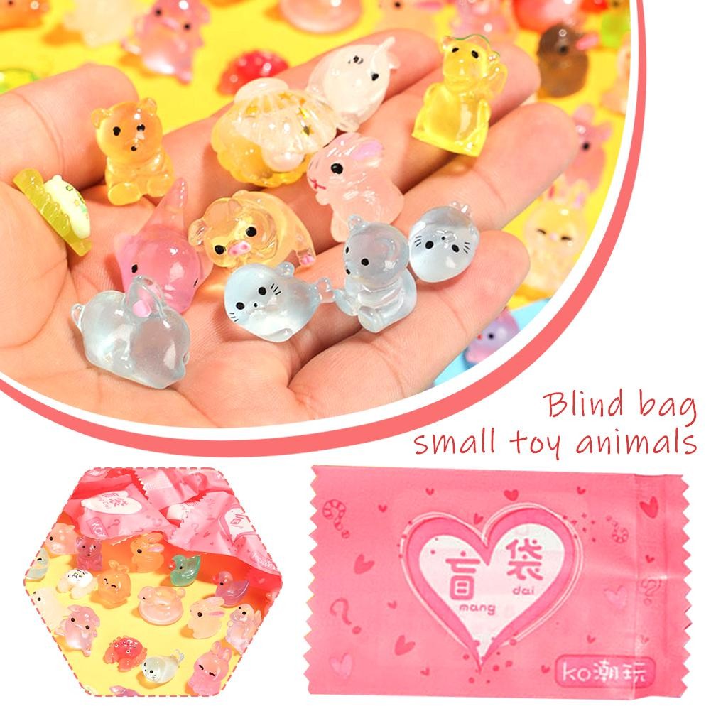 Small Animals Toy Blind Bag Glow In The Dark Children's Night Blind ...