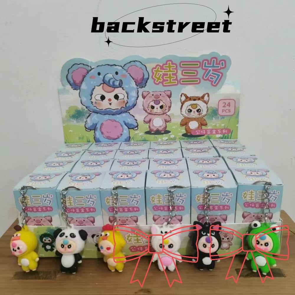 BACKSTREET 24box/set Baby Three Keychain Box, Butter Bear The Powerpuff ...