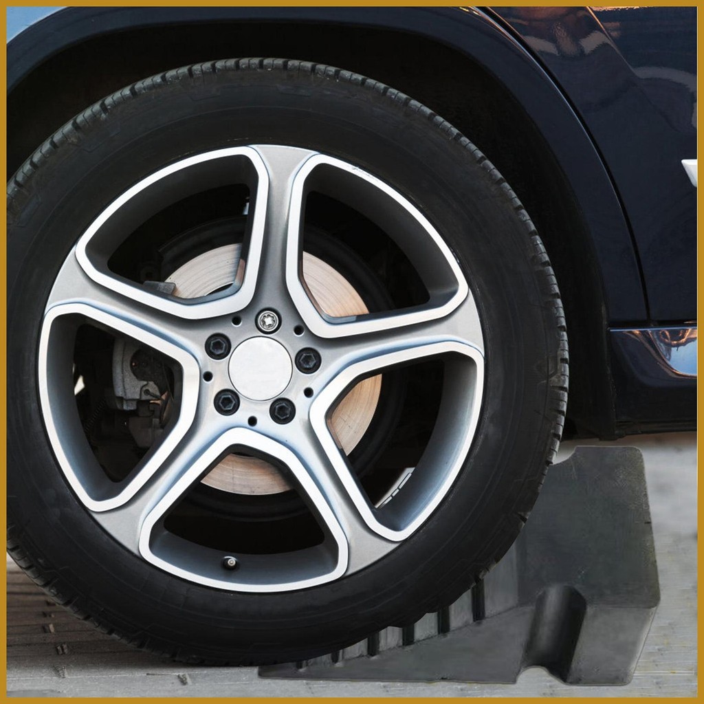 RV Wheel Chocks Portable Rubber Tire Stopper Travel Trailer Parking ...