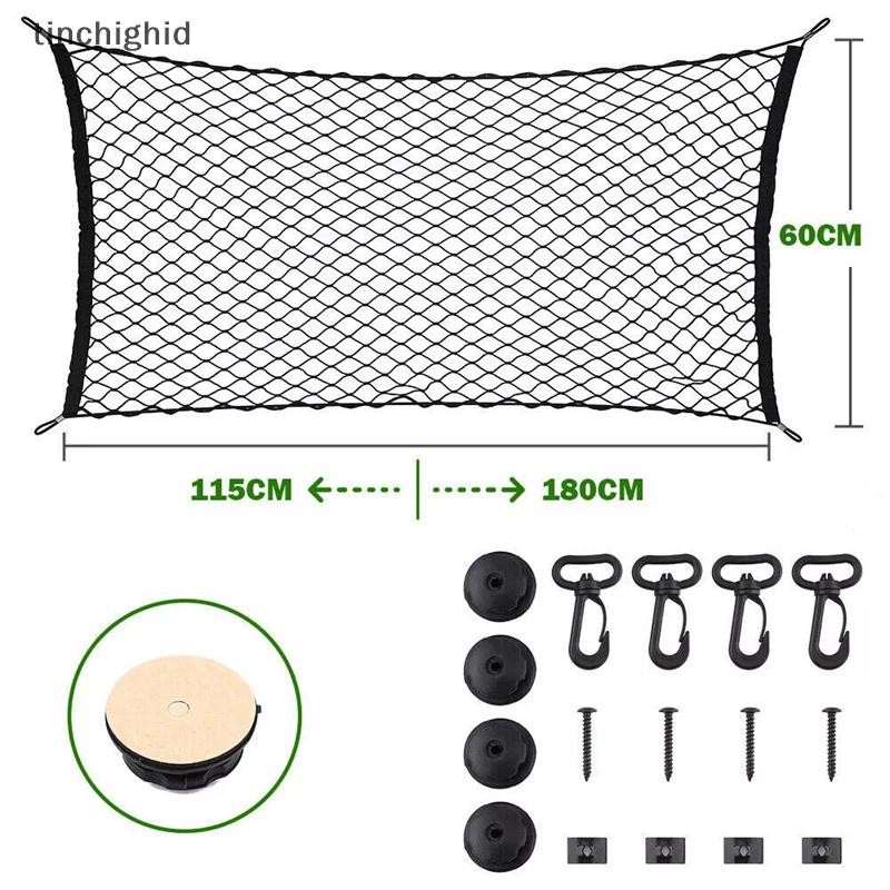tinchighid Universal Large Car Cargo Net Nylon Elastic Mesh Luggage ...