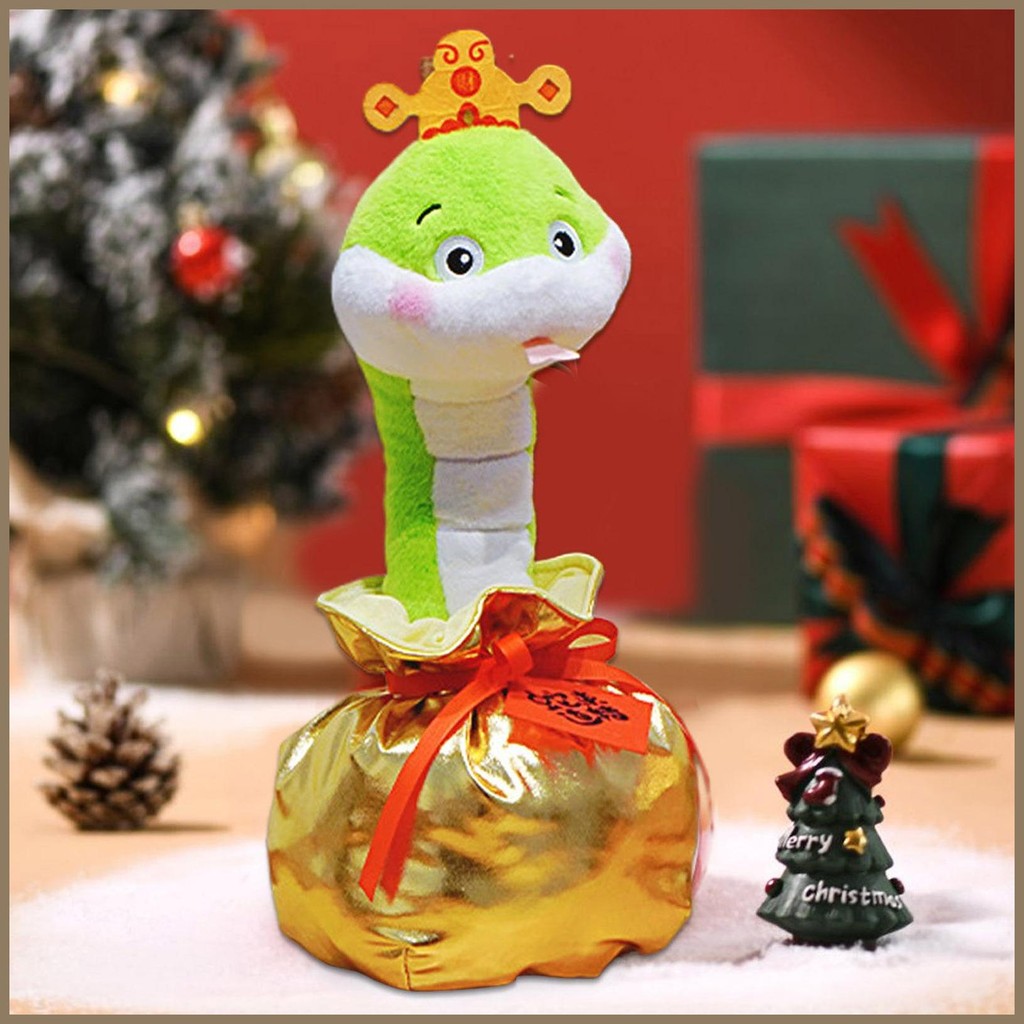 Year Of Snake Plush Mascots Cute Singing Snake Plush Toy Chinese Snake ...