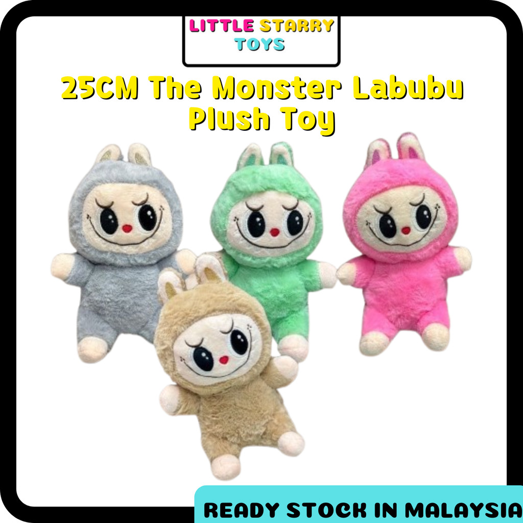 25CM The Monster Labubu Plush Toy Labubu Doll Set Labubu Monster ...