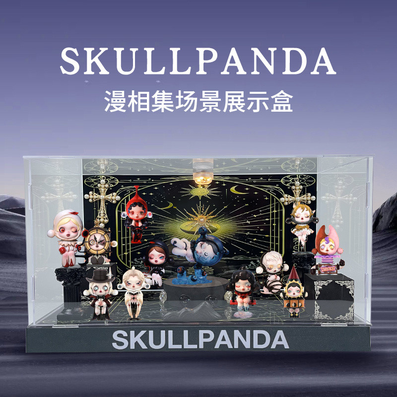 Pop Mart skullpanda Comic Photo Collection Mystery Box Figure Anti-dust ...