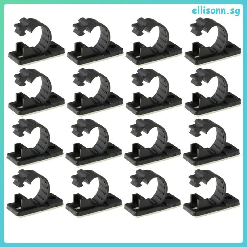 25 Pcs Cable Clamp Wire Clip Clips Cord Management Organizer Blind ...