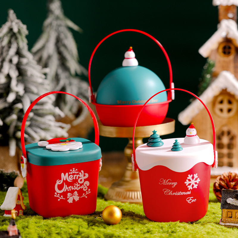 Christmas Apple Box Christmas Eve Apple Portable Packaging Elk ...
