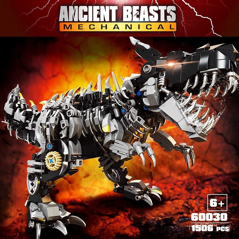 Compatible with Lego Building Blocks Dinosaur Series Mechanical ...
