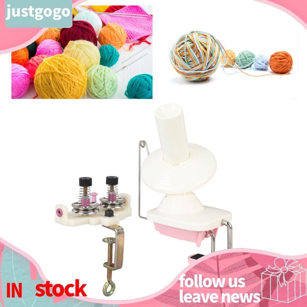 Justgogo Yarn Ball Winding Machine Dual Head Guide High Efficiency Hand ...