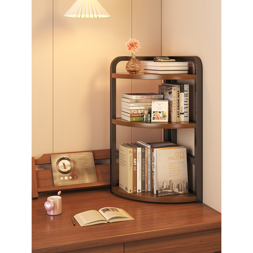[48H Shipping] Bookshelf Desktop Organizer Simple Office Desk Corner ...