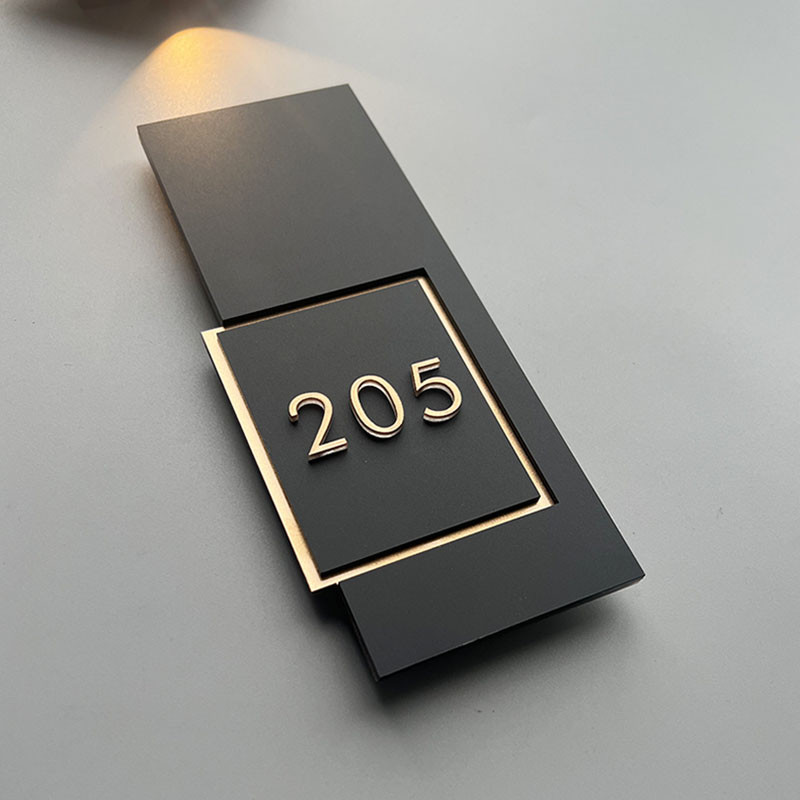 door unit number house number plate Luxury room number Customised Unit ...
