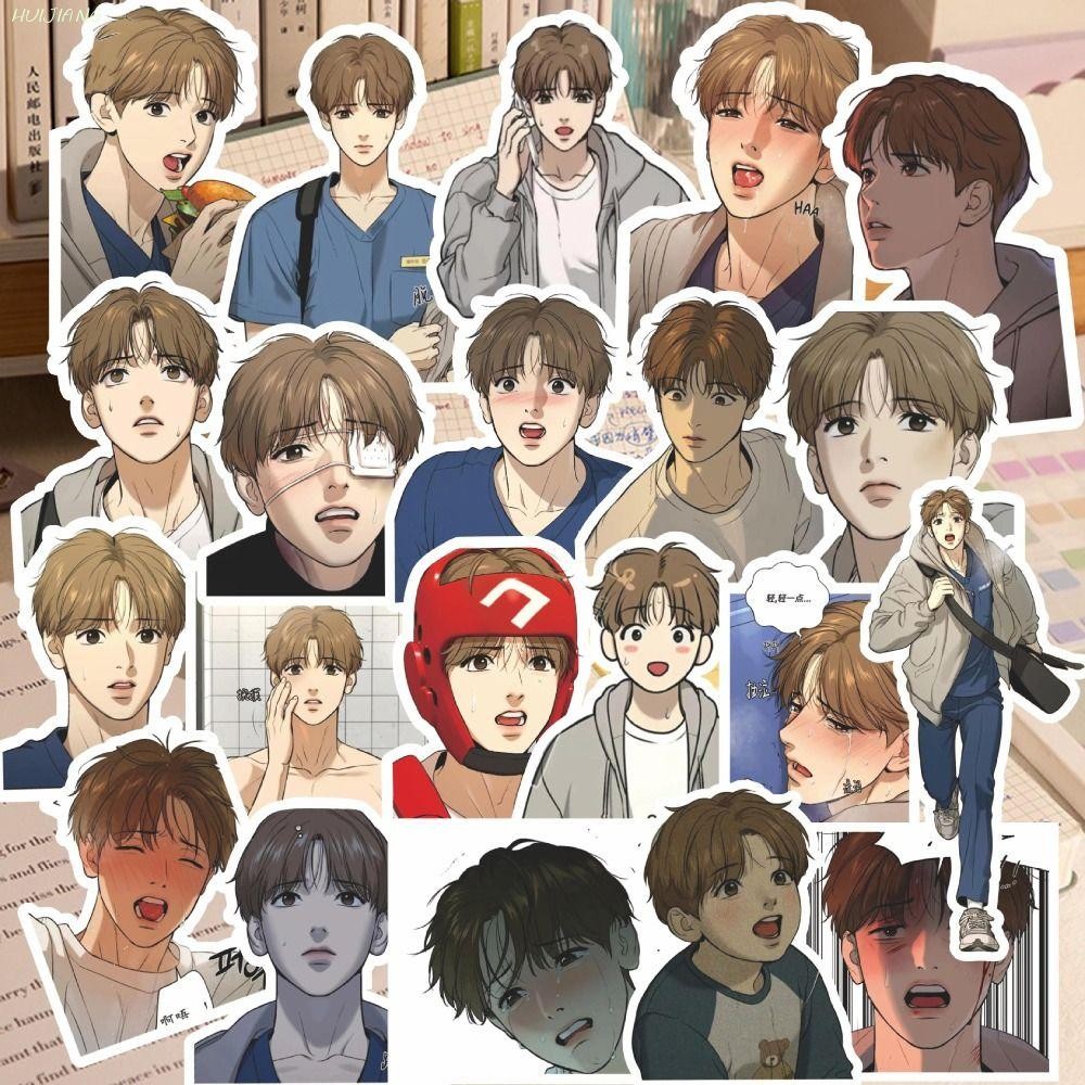 HUIJIANG Korean BL Manwha Jinx Sticker, Joo Jaekyung Jinx Anime Joo ...