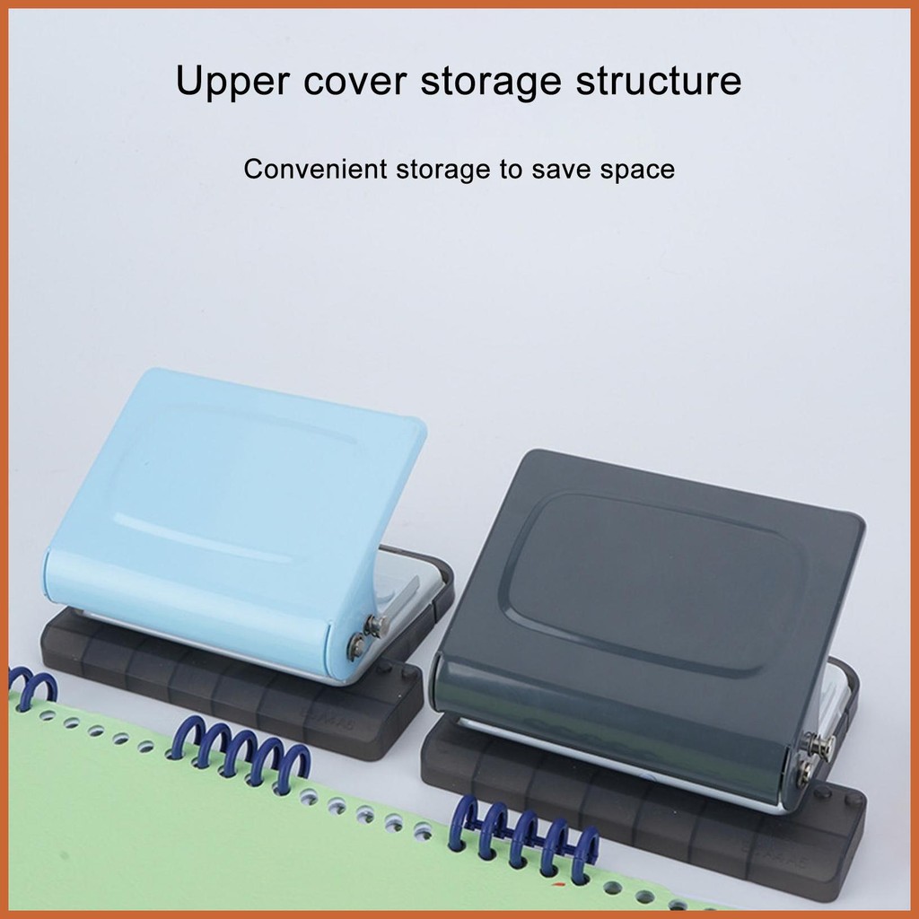 Binding Puncher Paper Binder Punch with 10 Holes Portable Metal Spiral ...