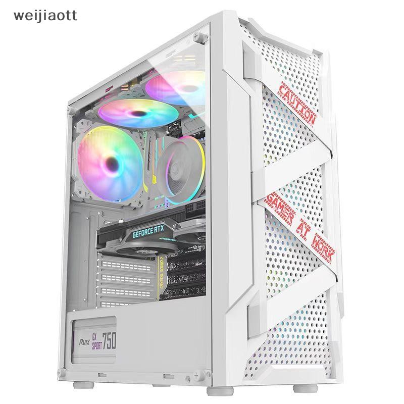 [weijiaott] Transparent Computer Case For ATX/M-ATX/ITX Motherboard 2*SSD+HDD PC Tower 360mm ...