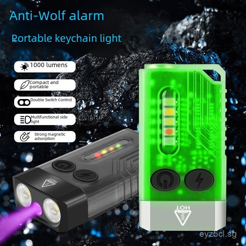 New Mini Multi-Function Torch365Purple Light EDC Portable Models Torch ...