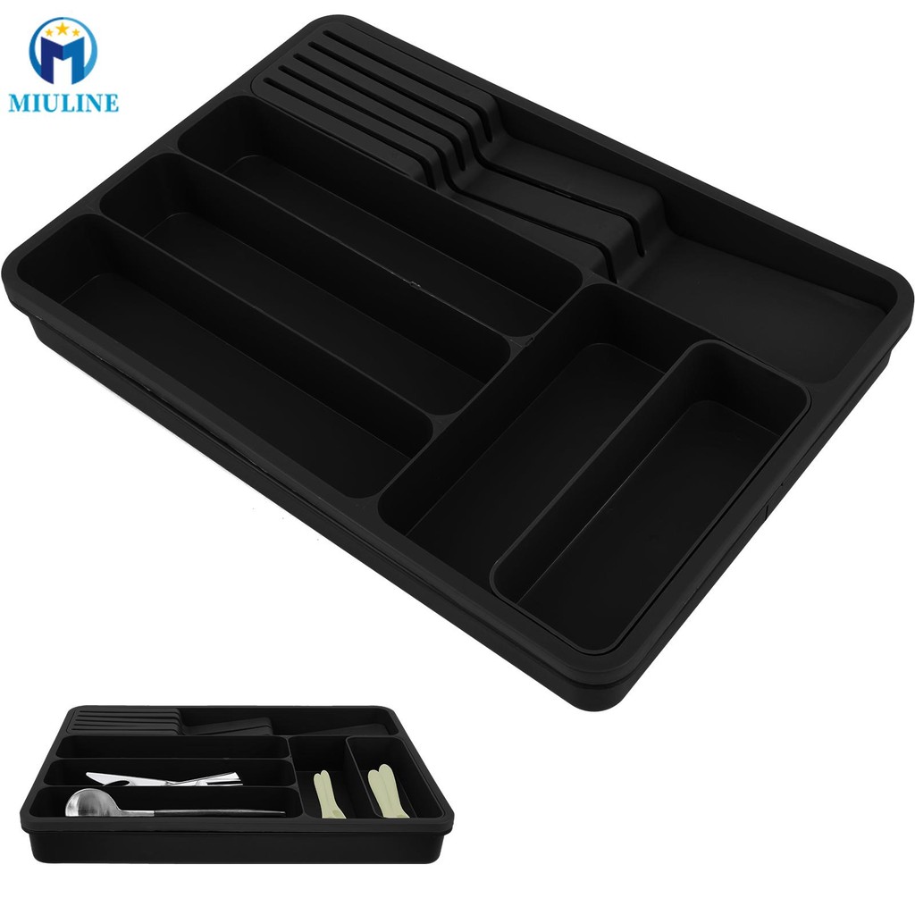 Silverware Drawer Organizer Expandable Kitchen Drawer Organizer ...