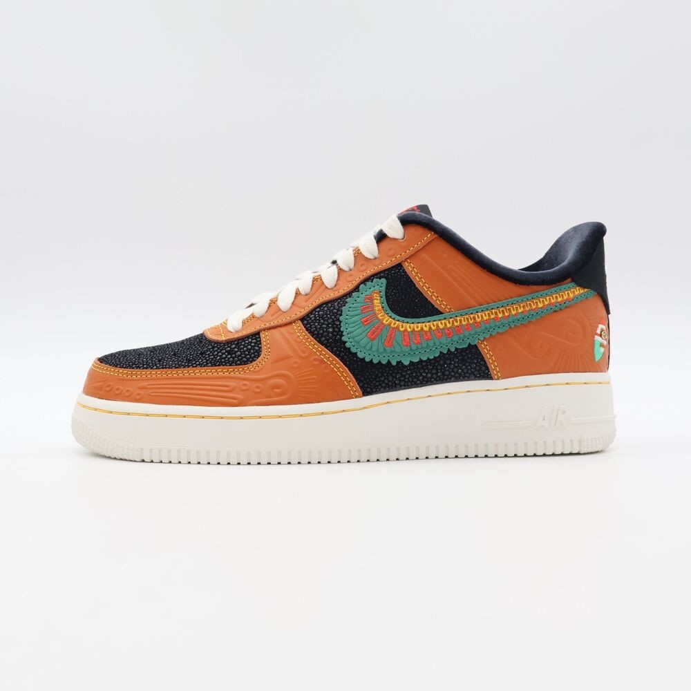 DO2157-816 Nike Air Force 1 Low Siempre Familia Black Orange Green (Men ...