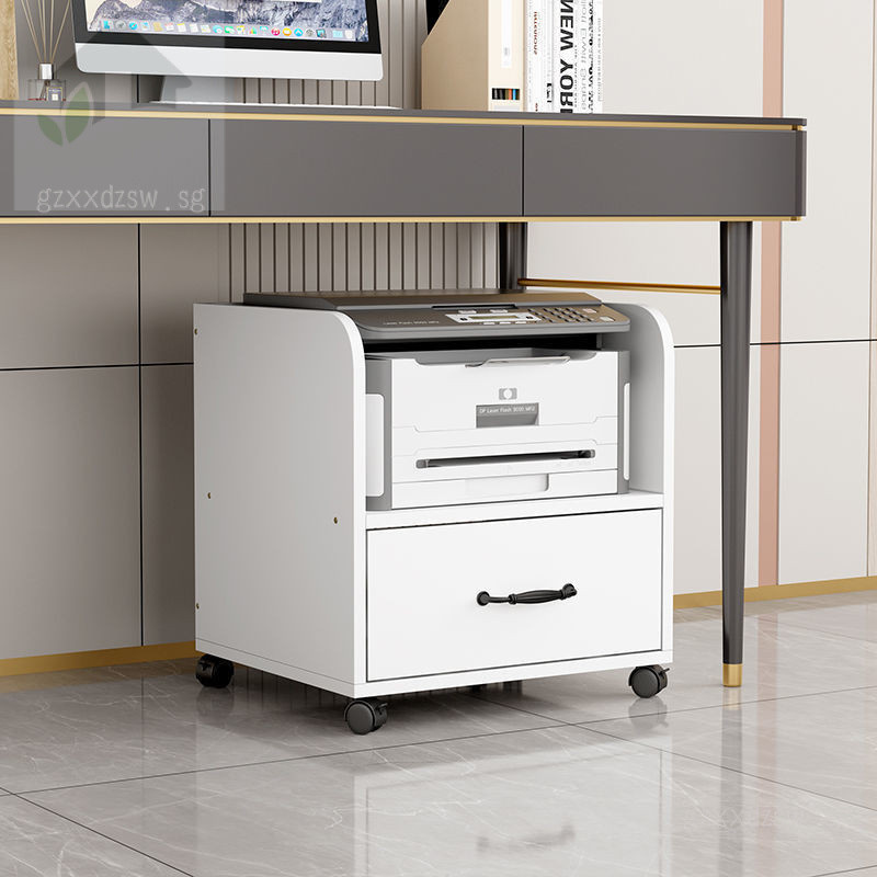 Printer Stand Under Desk File Organizer Rack Mainframe Holder Cash ...