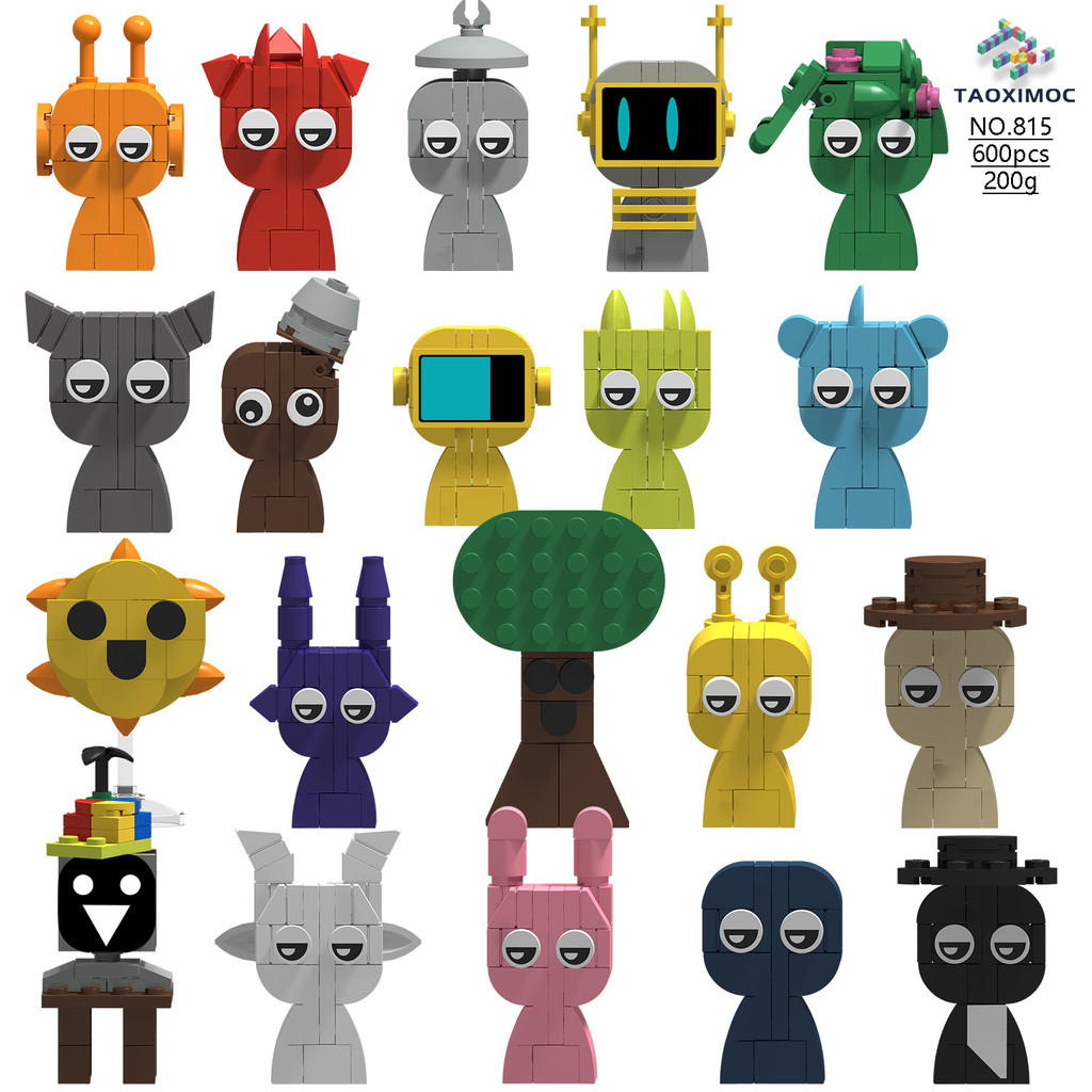 GOROCK MOC Incredi box Sprunki Serics Rhythm Box Building Blocks ...