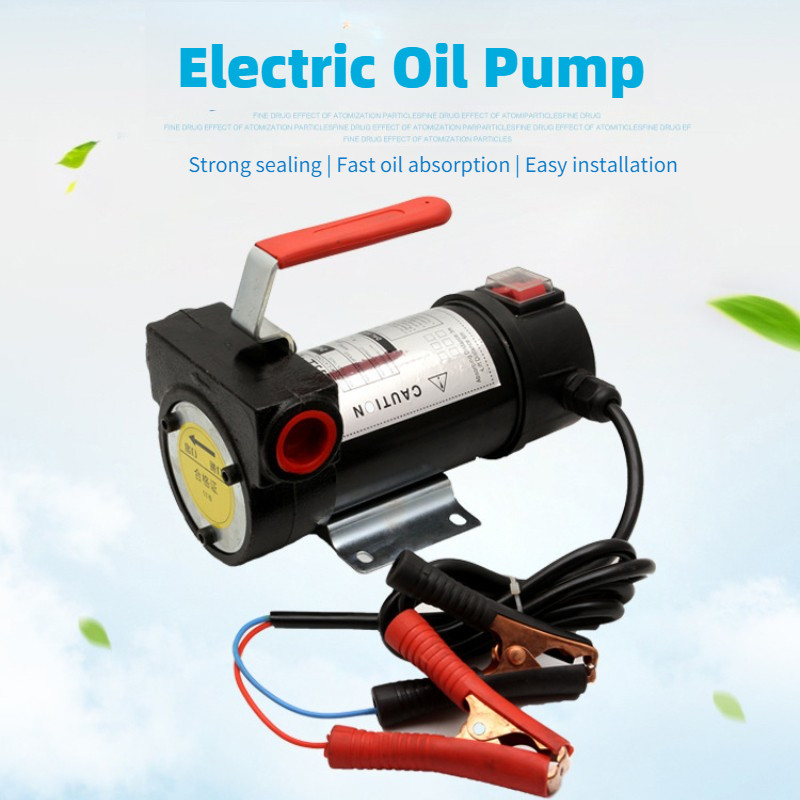Small Handheld Diesel Pump 12V/24V Portable Electric Oil Pump High ...