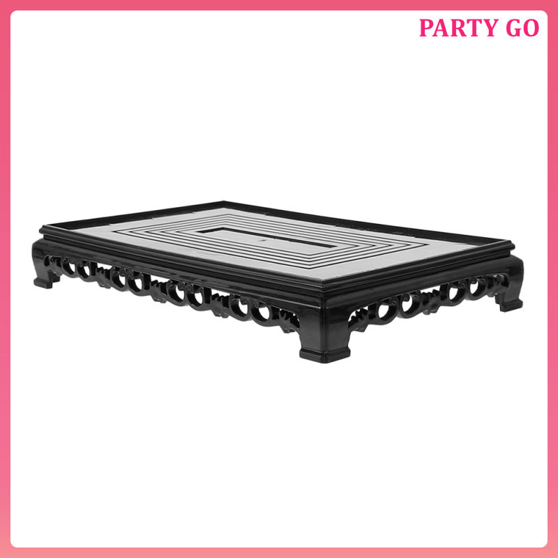 Show Rack Plant Stands Garden Riser Rectangular Display Flower Pot Base ...