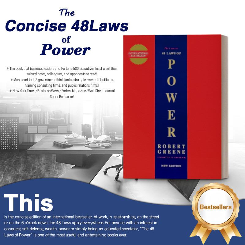 The 48 Laws of Power by Robert Greene English book | Shopee Singapore