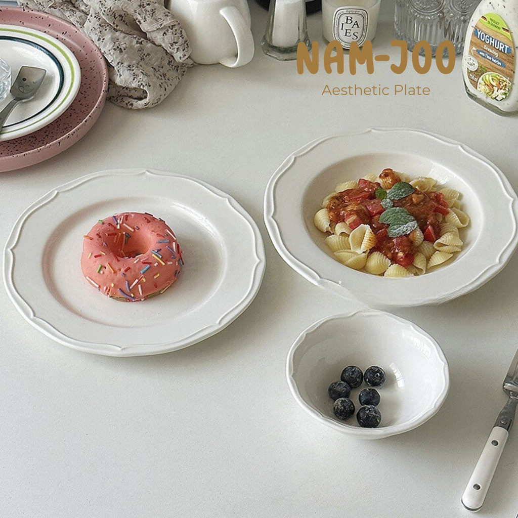 [siggi] Nam-joo Aesthetic Korean Plate / Aesthetic Cafe Plate ...