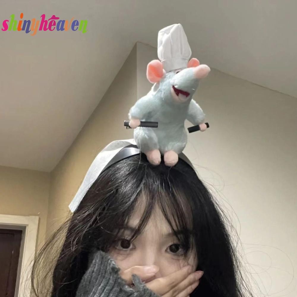Ratatouille Hairband Ratatouille Chef Plush Toy French Wide Headdress ...