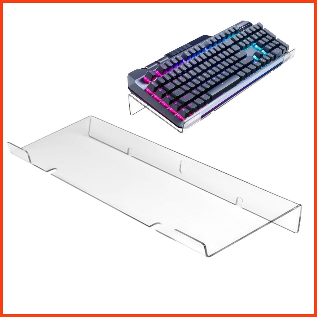 Clear Keyboard Stand Tilted Keyboard Holder Clear Ergonomic Typing ...