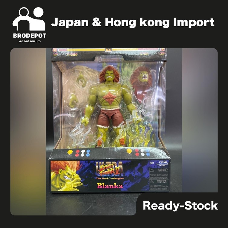 [Ready stock] Jada Toys 6" Street Fighter Blanka Figure (Deluxe ...