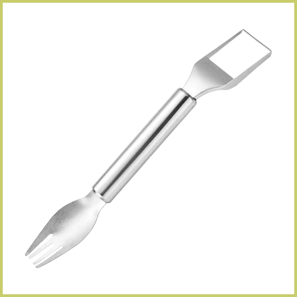 Watermelon Fork Cutter 2-in-1 Fruit Cutting Fork Stainless Steel ...