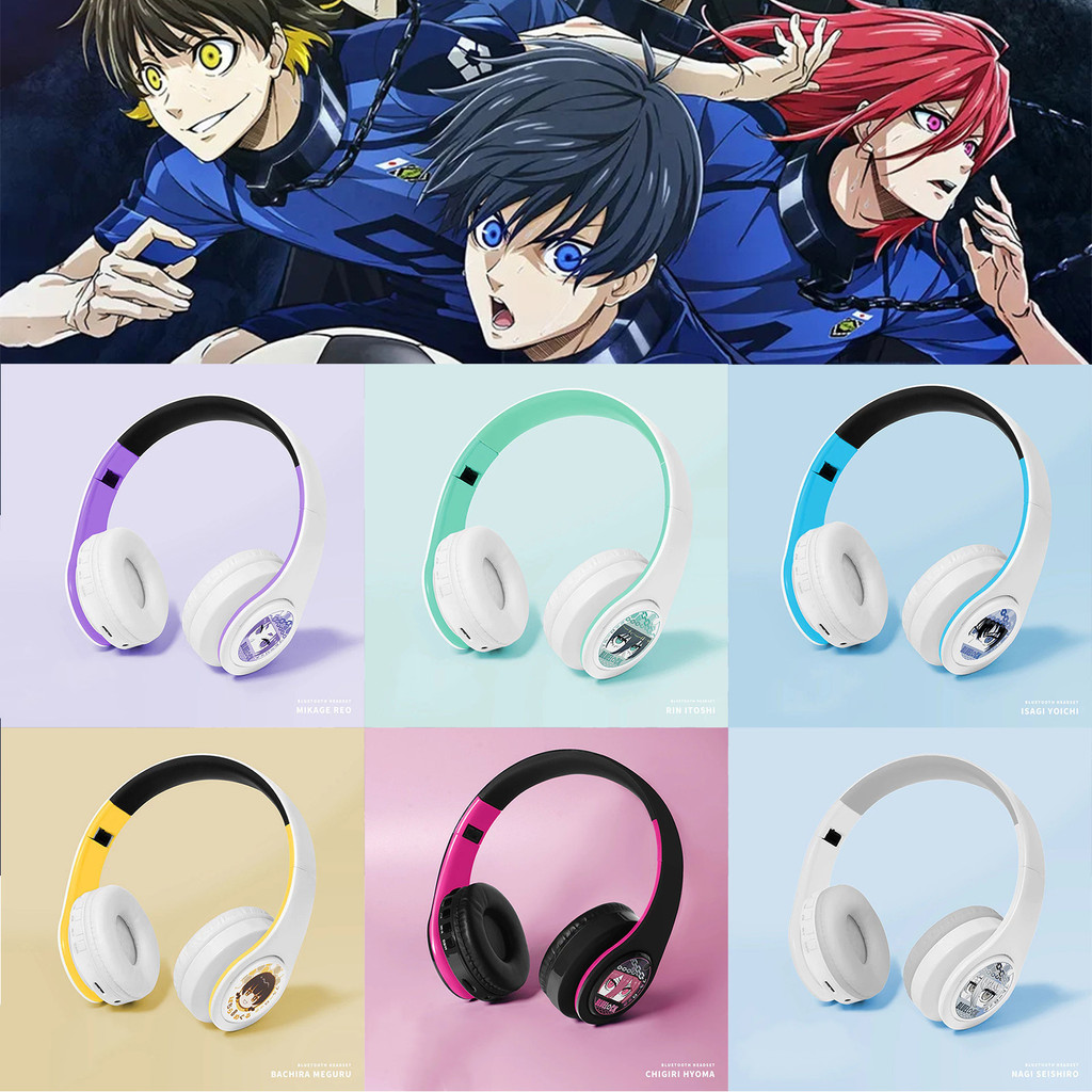 BLUE LOCK Headphone With Japanese Voiceline Three Modes TF Card Wired ...