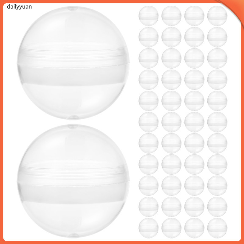 Transparent Shell Gumball Capsules Empty Machine Round Clear Fillable ...