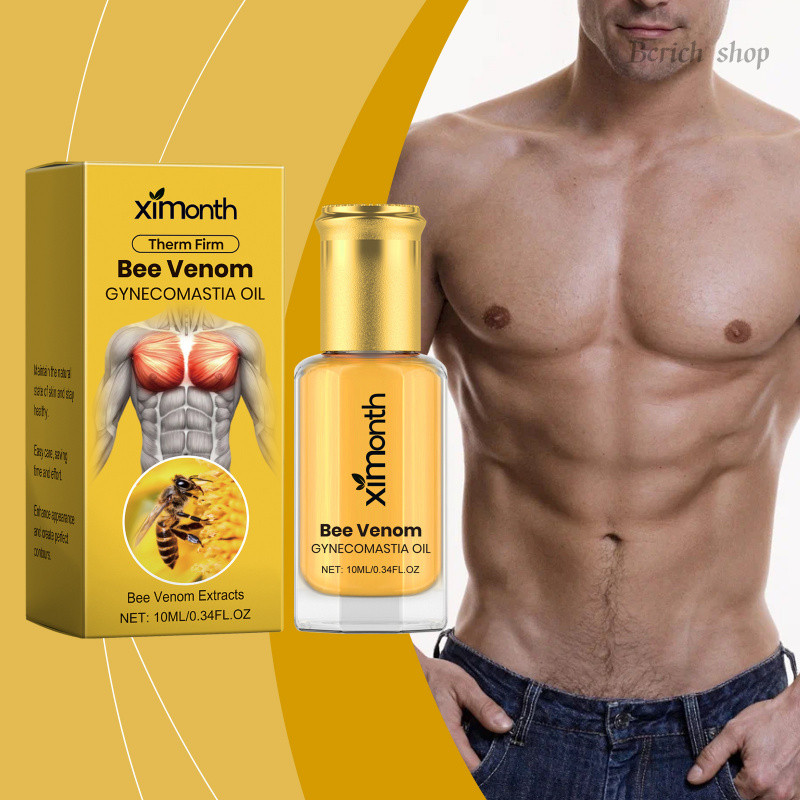 10ml Bee Venom Gynecomastia Oil, Bee Venom Oil, Chest Muscles Bee Venom ...