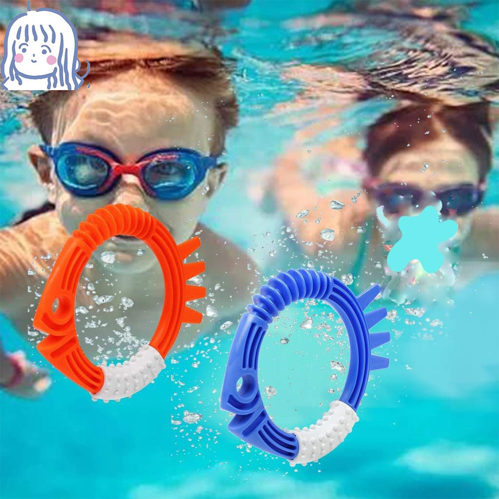 3 Diving Rings, Pool Countersink for Underwater Diving Play Training ...
