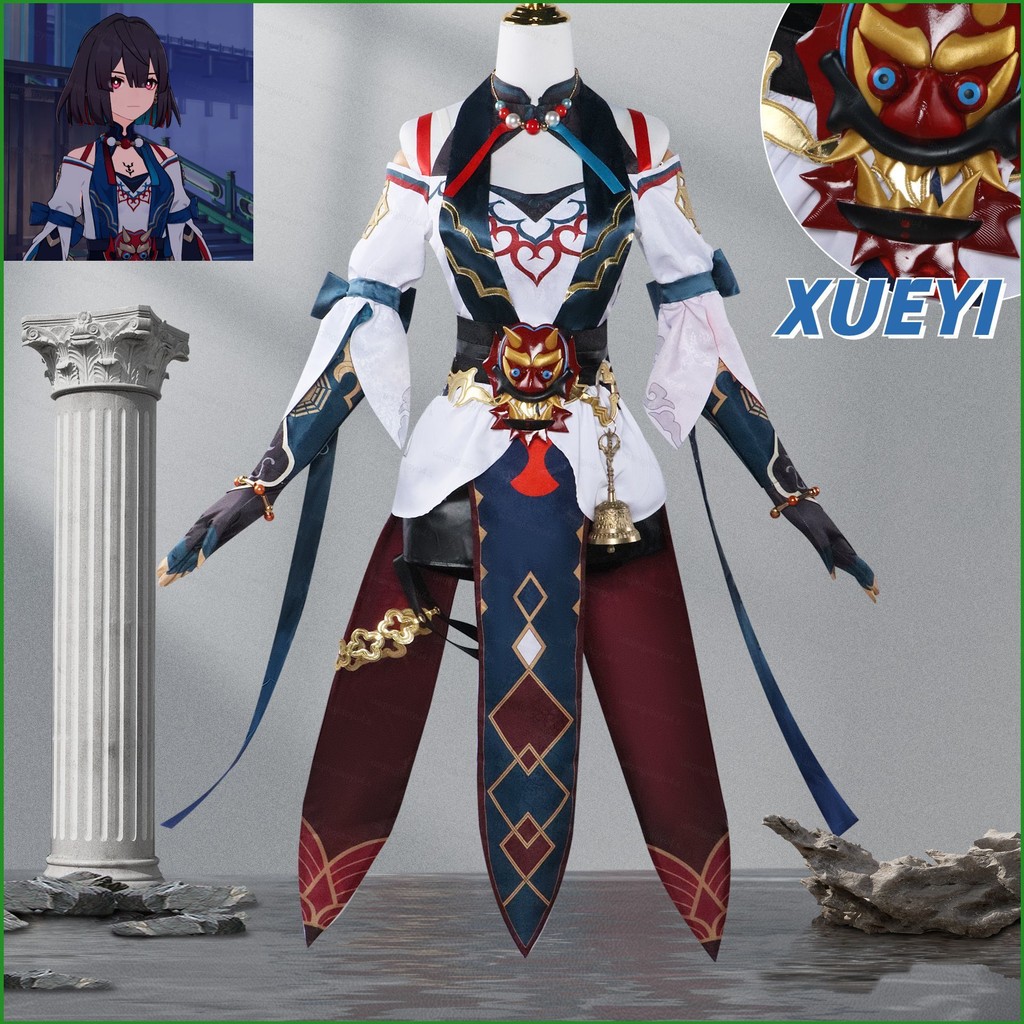 HQ4 Honkai: Star Rail Xueyi Cosplay Costume Anime Woman cos Clothing ...