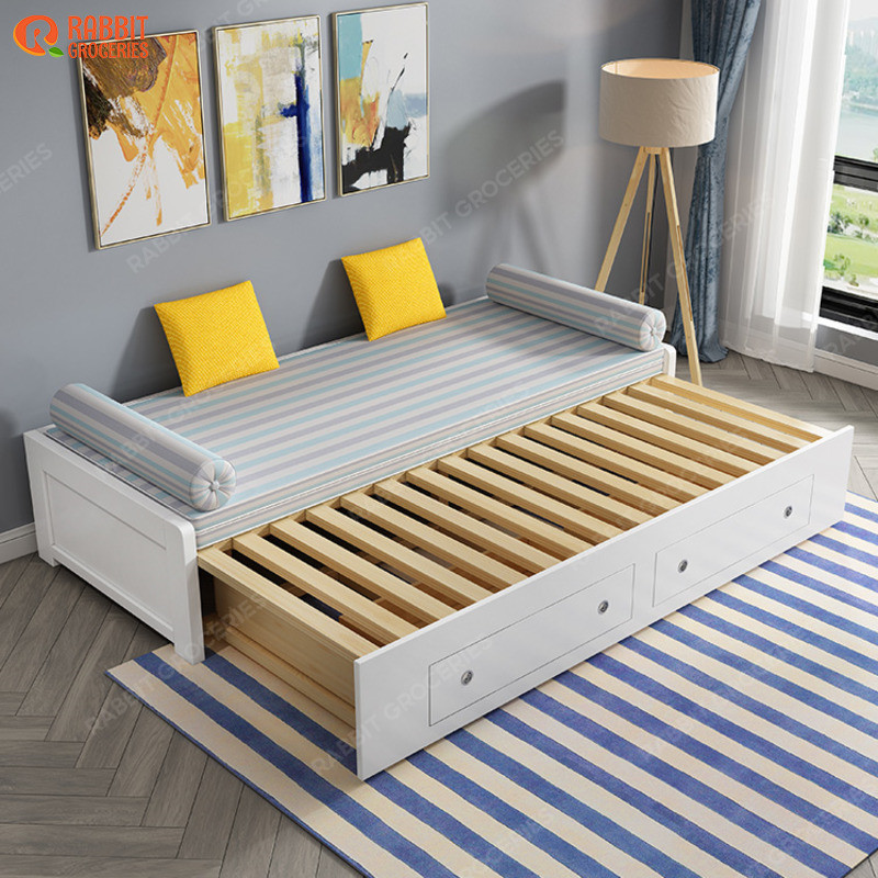 RABBIT Sofa Bed Tatami Bed Sliding Bed Without Armrests Folding Bed ...