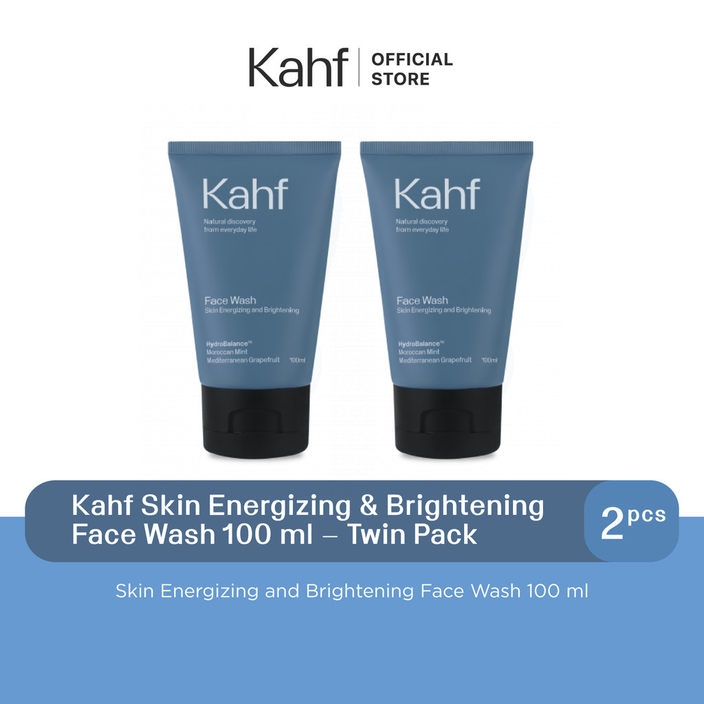 Kahf Skin Energizing & Brightening Face Wash 100 ml [Twin Pack CONTENTS ...