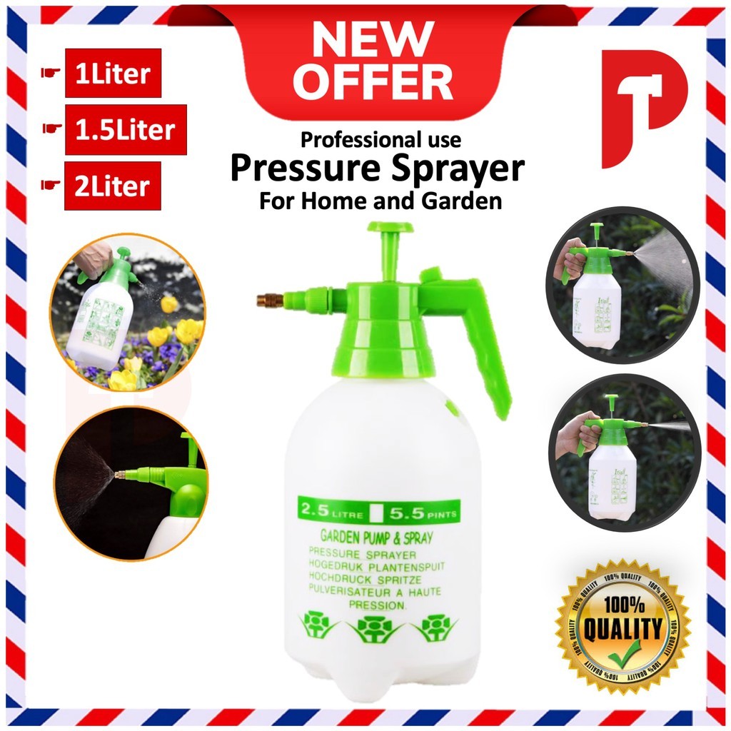 Pressure Sprayer Pump 🔥 Ready Stocks 🔥 For Garden and Home Use (1LT, 1 ...