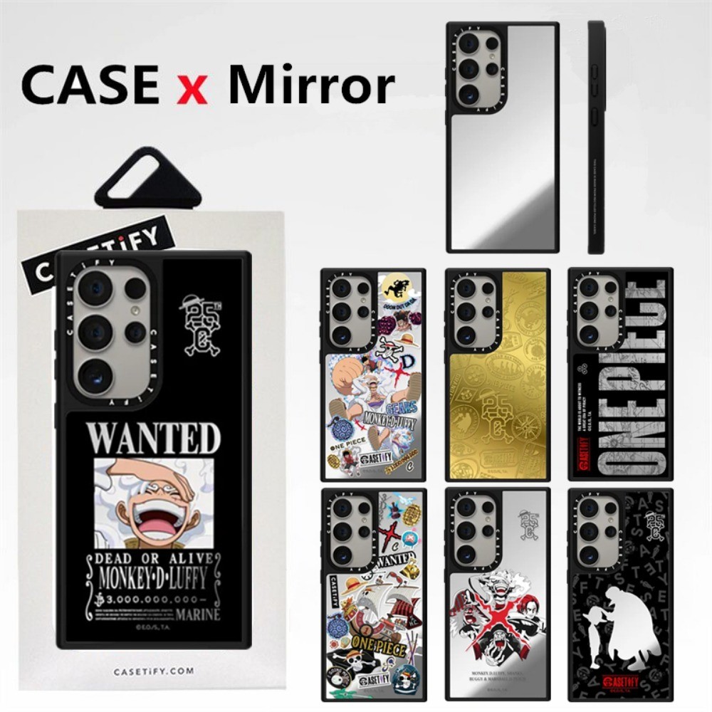 CaseTifg One Piece 25th Luffy High Quality Mirror Phone Case With Box ...