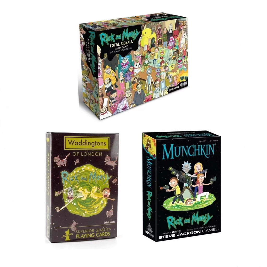 Rick Morty rick and morty Poker Cards Party Board Game Leisure Cards ...