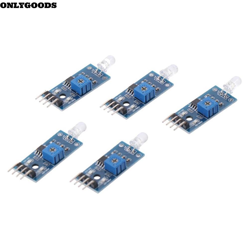 ONLY 10PCS Photodiode Sensor Module, 3.3V-5V 5mm Photodiode Module, Digital Light Brightness ...